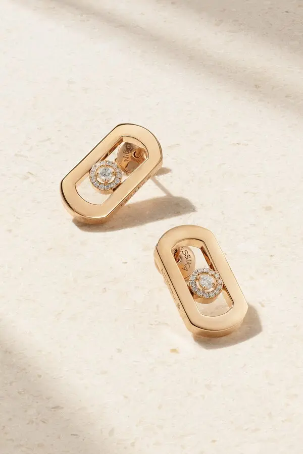 Messika Move Citizen 18-karat Diamond Earrings - Gold