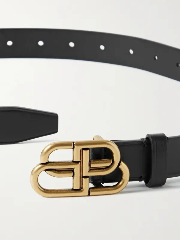 Balenciaga Bb Leather Belt