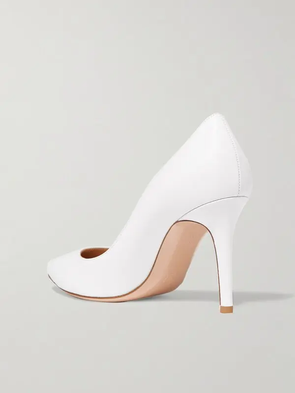 GIANVITO ROSSI 85 Leather Pumps