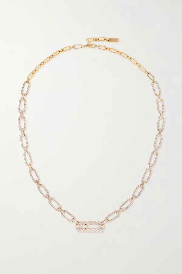 Messika My Move 18-karat Diamond Necklace - Gold