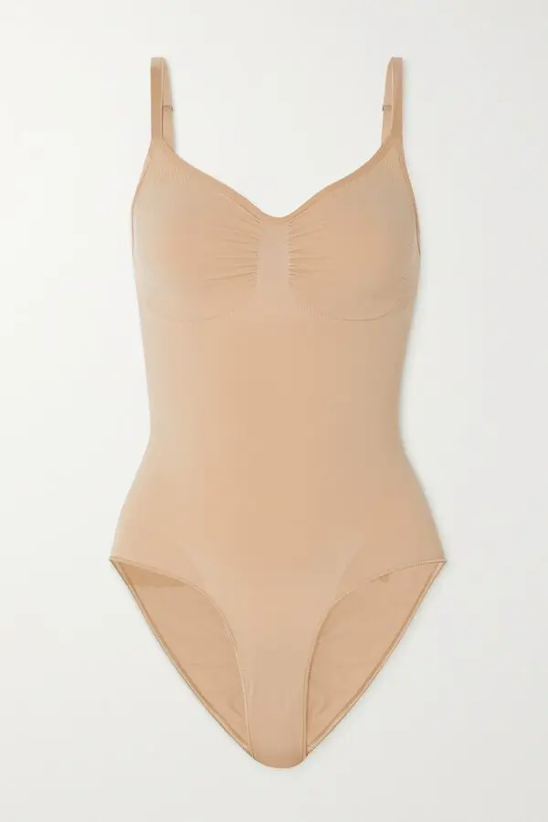 SKIMS Seamless Sculpt Brief Bodysuit - Brown