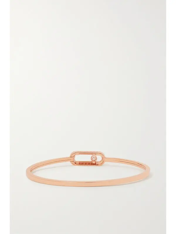 Messika Move Uno 18-karat Diamond Bangle - Gold