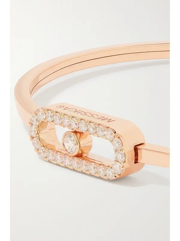 Messika Move Uno 18-karat Diamond Bangle - Gold