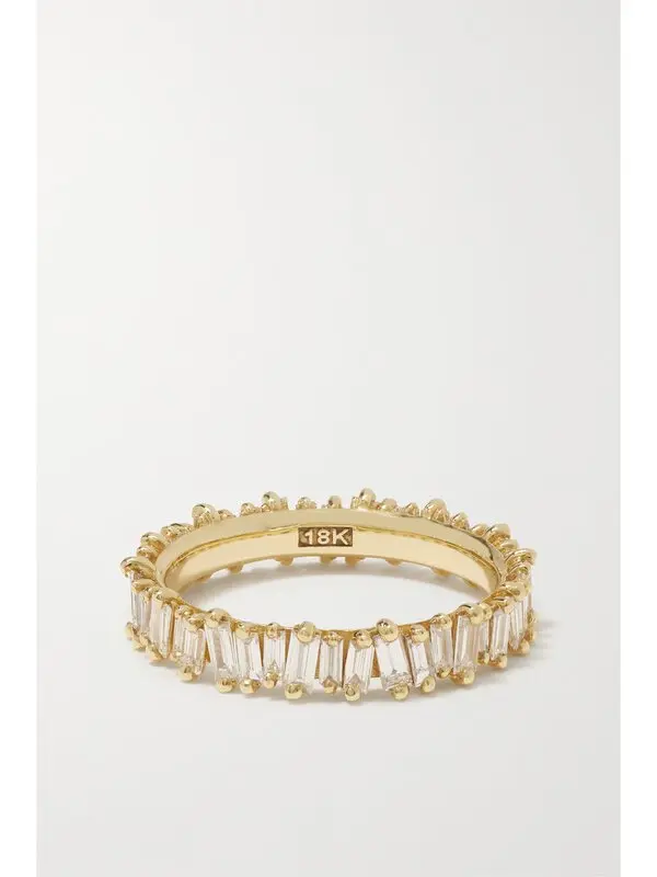 SUZANNE KALAN 18-karat Diamond Eternity Ring - Gold