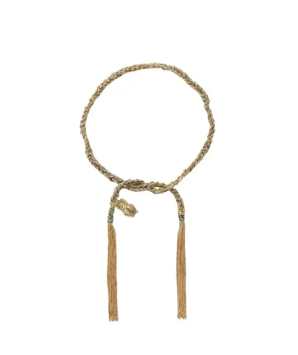 Carolina Bucci 18-karat Silk, And Scarab Charm Bracelet - Gold