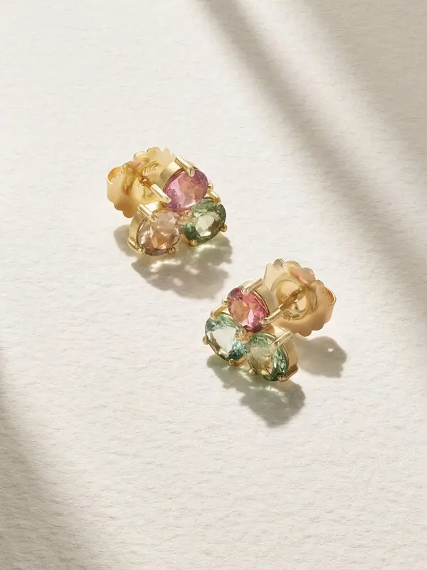 Irene Neuwirth Gemmy Gem 18-karat Tourmaline Earrings - Gold