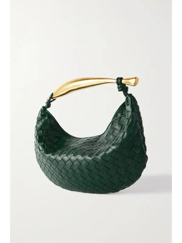 Bottega Veneta Sardine Small Shoulder Bag - Green