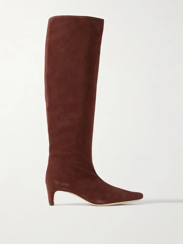 Staud - STAUD Wally Suede Knee Boots