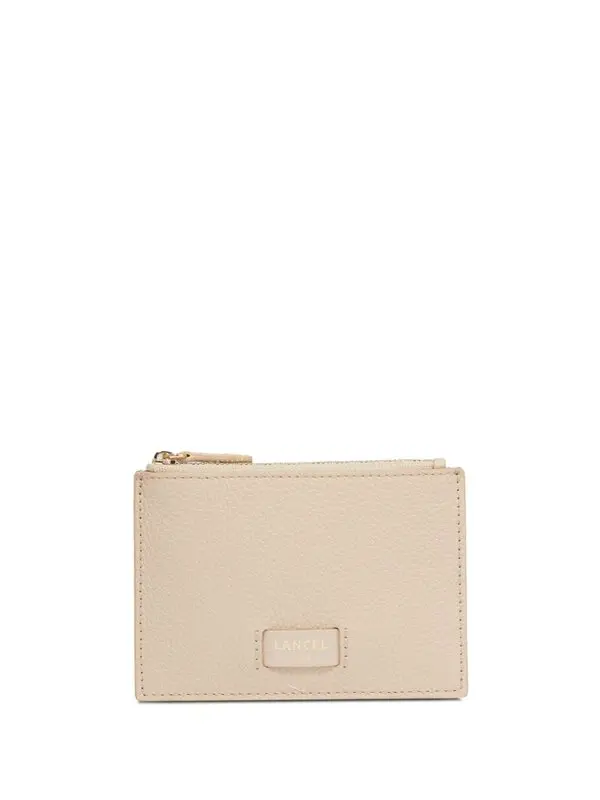 LANCEL Ninon Leather Cardholder - Neutrals