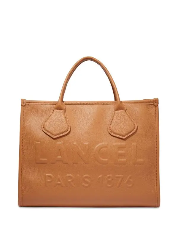 LANCEL Medium Jour De Leather Tote Bag - Brown