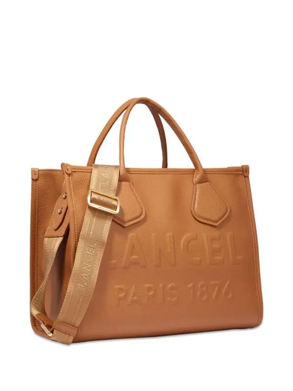 LANCEL Medium Jour De Leather Tote Bag - Brown