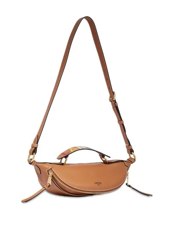 LANCEL Small Origami Leather Crossbody Bag