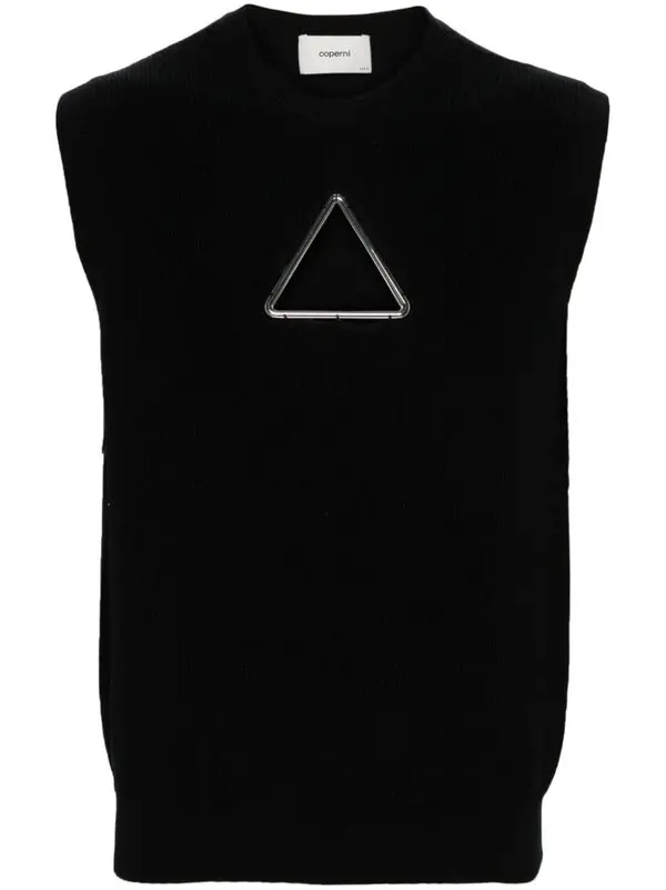 Coperni Triangle Sleeveless Knitted Top