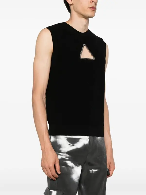 Coperni Triangle Sleeveless Knitted Top