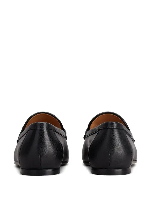 TOD'S Logo-plaque Leather Loafers