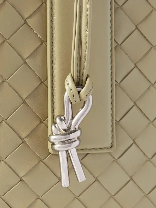 Bottega Veneta Intrecciato Leather Briefcase - Green