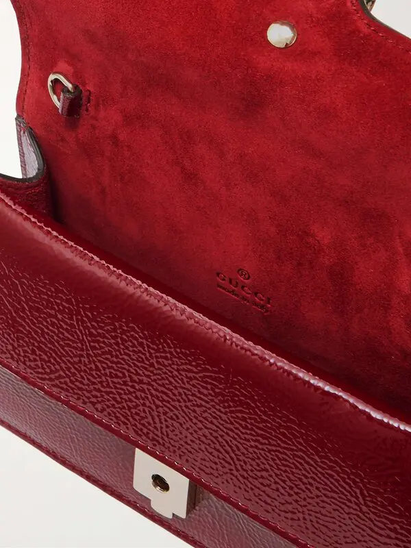 Gucci Dionysus Mini Patent-leather Shoulder Bag