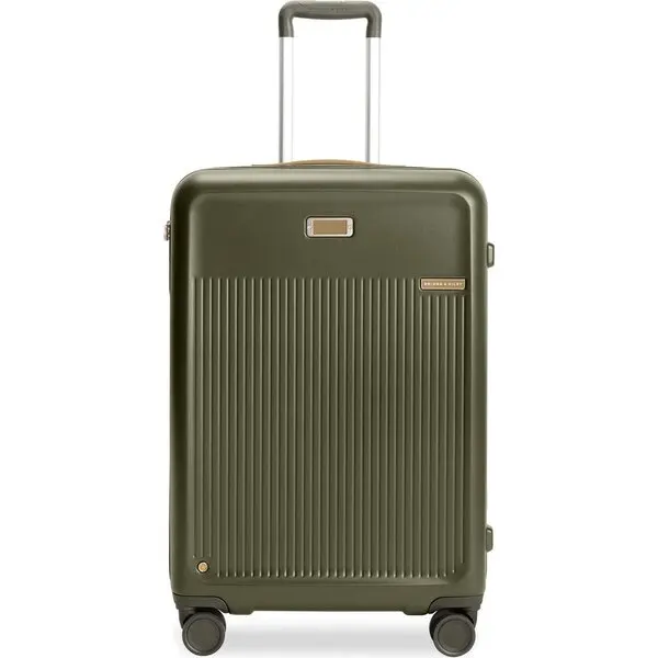 Briggs & Riley Sympatico Medium 27-inch Expandable Spinner Luggage - Olive