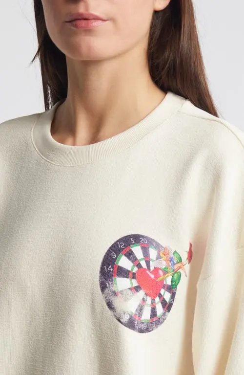 BOYS LIE Graphic Cotton Sweatshirt - Beige