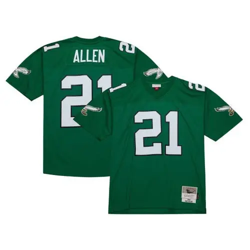Mitchell & Ness Eric Allen Philadelphia Eagles Legacy Replica Jersey - Kelly Green