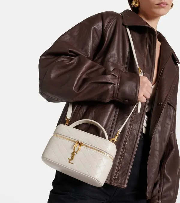 Saint Laurent Gaby Mini Quilted Vanity Bag