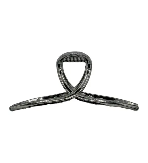 HEADBANDS OF HOPE Looped Claw Clip - Silver