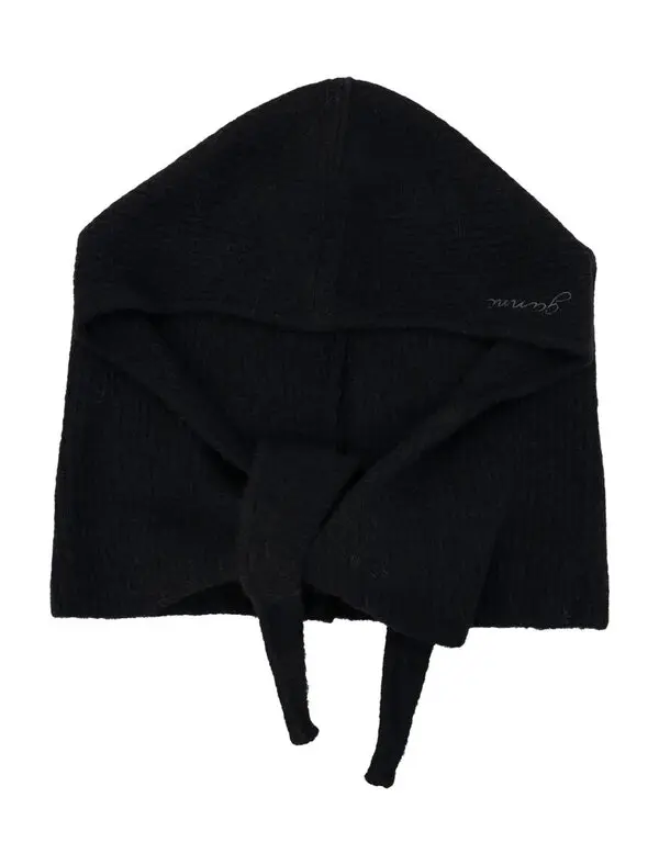 GANNI Wool Balaclava - Black