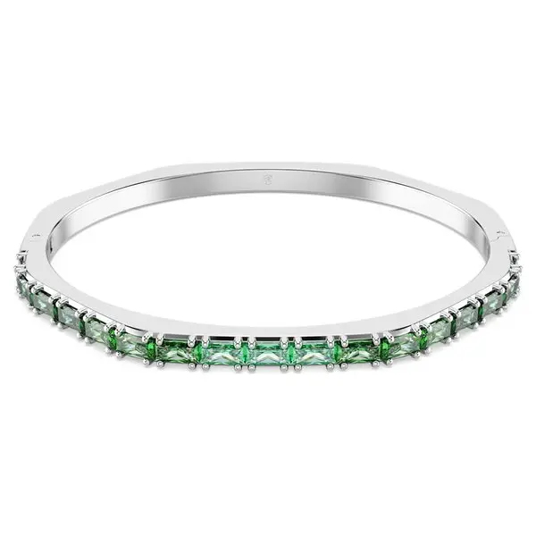 SWAROVSKI Matrix Bangle - Green
