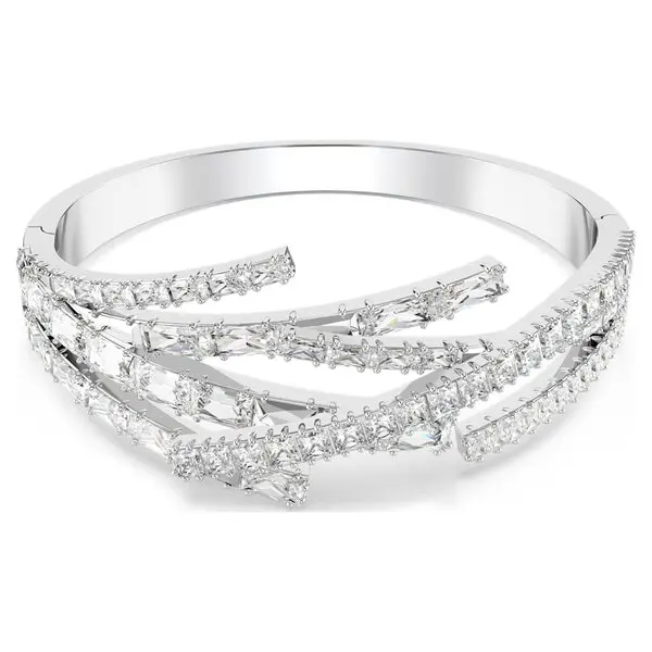 SWAROVSKI Matrix Bangle - White