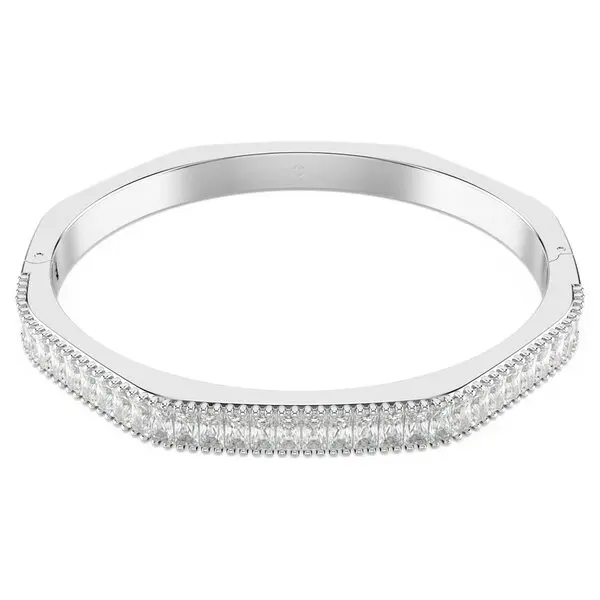 SWAROVSKI Matrix Bangle With Zirconia - White