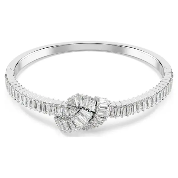 SWAROVSKI Matrix Open Bangle - White