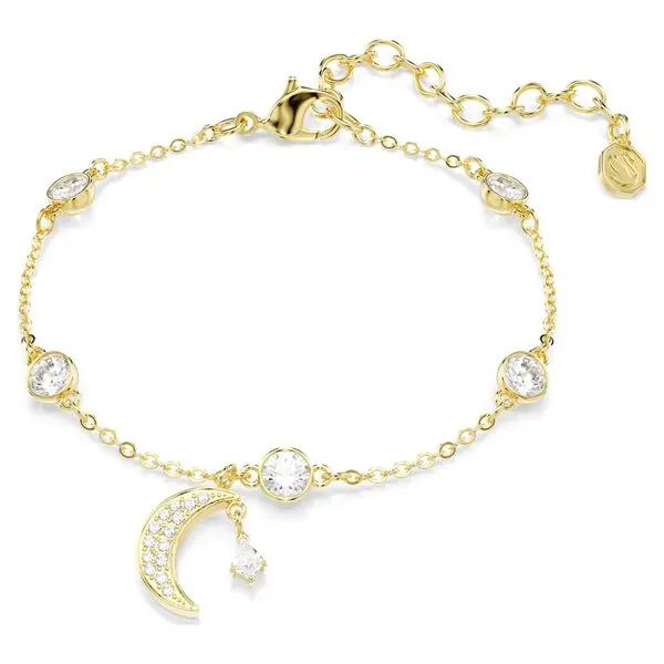 SWAROVSKI Symbolica Horseshoe Bracelet With Pearl And Crystals - White