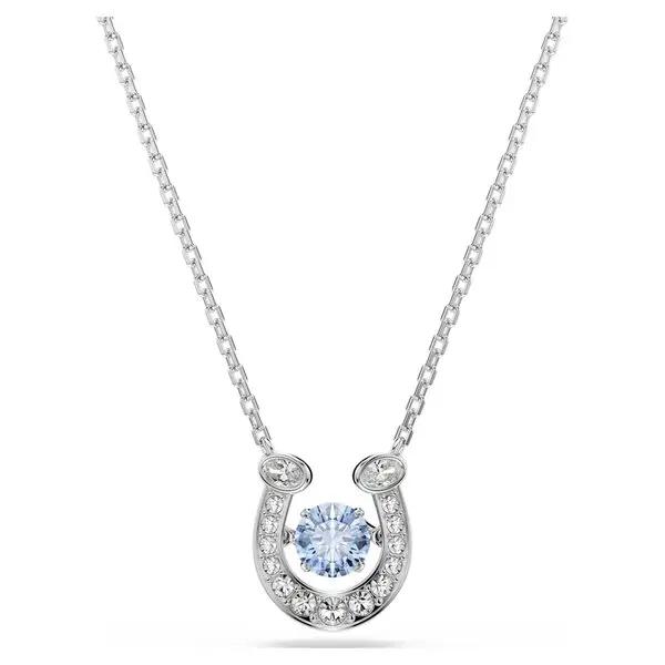 SWAROVSKI Symbolica Horseshoe Pendant Necklace - Blue