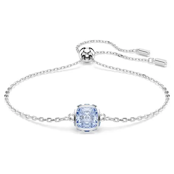 SWAROVSKI Rhodium-plated January Birthstone Bracelet - Blue