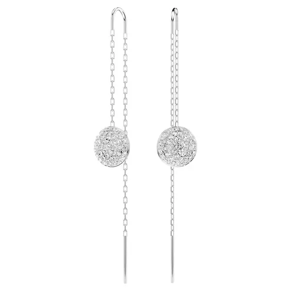SWAROVSKI Sublima Drop Earrings - White
