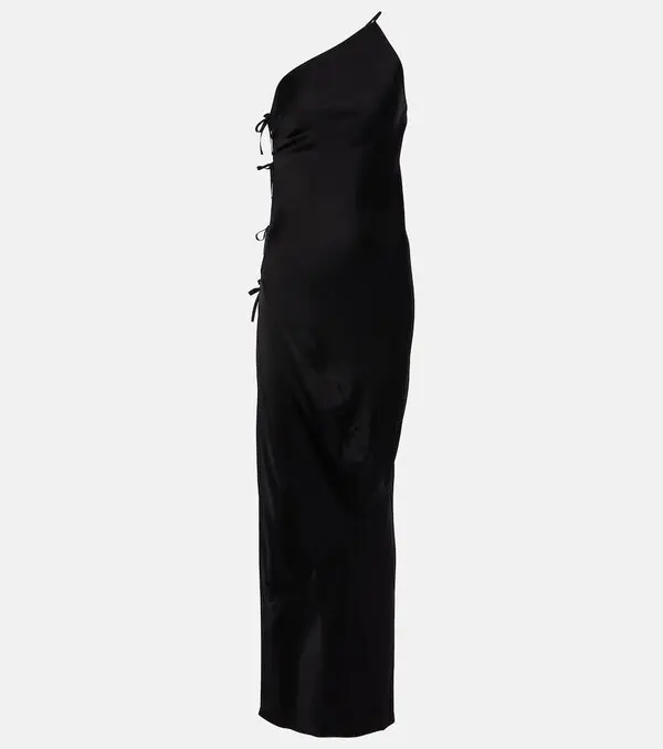 Rick Owens Taco One-shoulder Minidress - Black