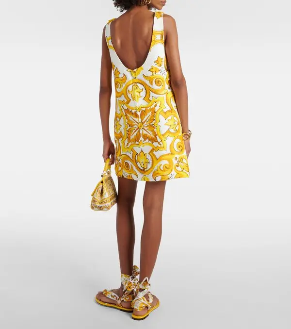 Dolce & Gabbana Majolica Mini Dress