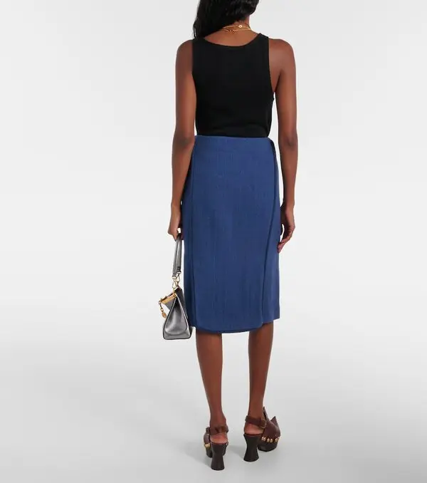 Etro Wool-blend Pencil Skirt