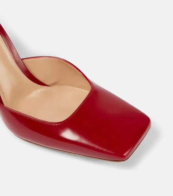 GIANVITO ROSSI Casey Leather D'orsay Pumps