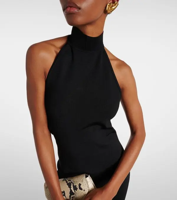 Khaite Suzanne Ribbed-knit Midi Dress