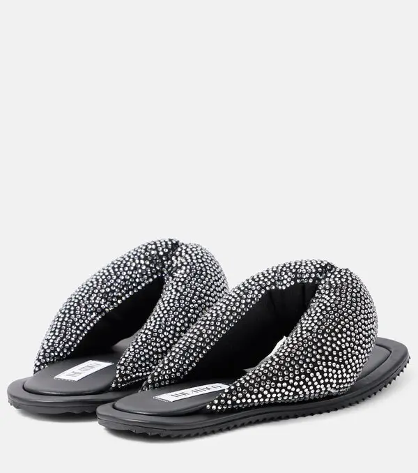 Attico Indie Embellished Thong Sandals