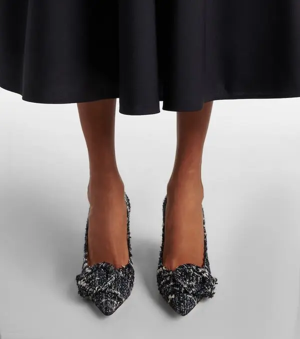 GIANVITO ROSSI Bouclé Pumps