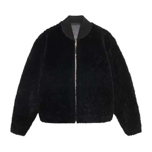 ジャケット・アウター Stussy Shearling Reversible Bomber S StüSsy Shearling Reversible Bomber In Black | Editorialist