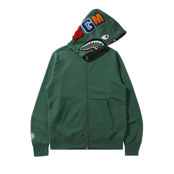 A BATHING APE Double Side Shark Full Zip Hoodie