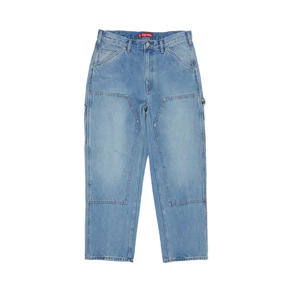 Supreme Double Knee Painter Pant - Blue