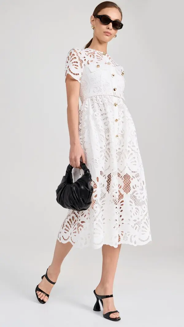 two piece lace dress long Two Pieces High Low Lace Yellow Prom Dresses, Two Piece Long Formal Dr –  cherishgirls main image 1