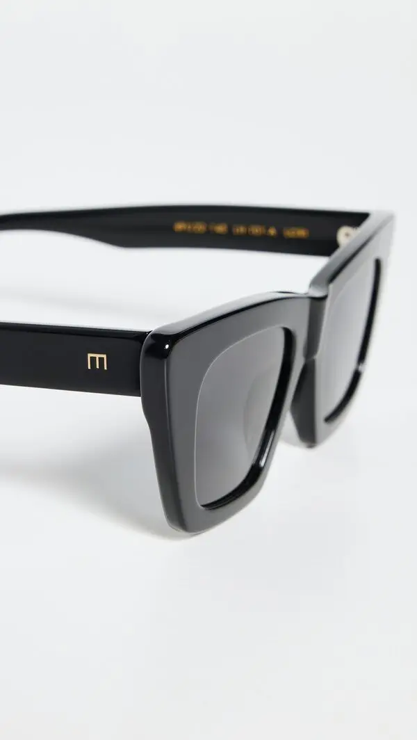 ELISA JOHNSON Lori Cateye Sunglasses - Black