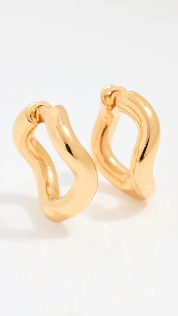 Charlotte Chesnais Wave Hoop Earrings