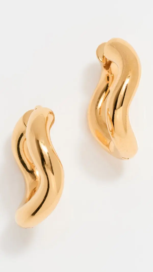 Charlotte Chesnais Wave Hoop Earrings