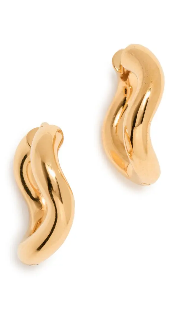 Charlotte Chesnais Wave Hoop Earrings